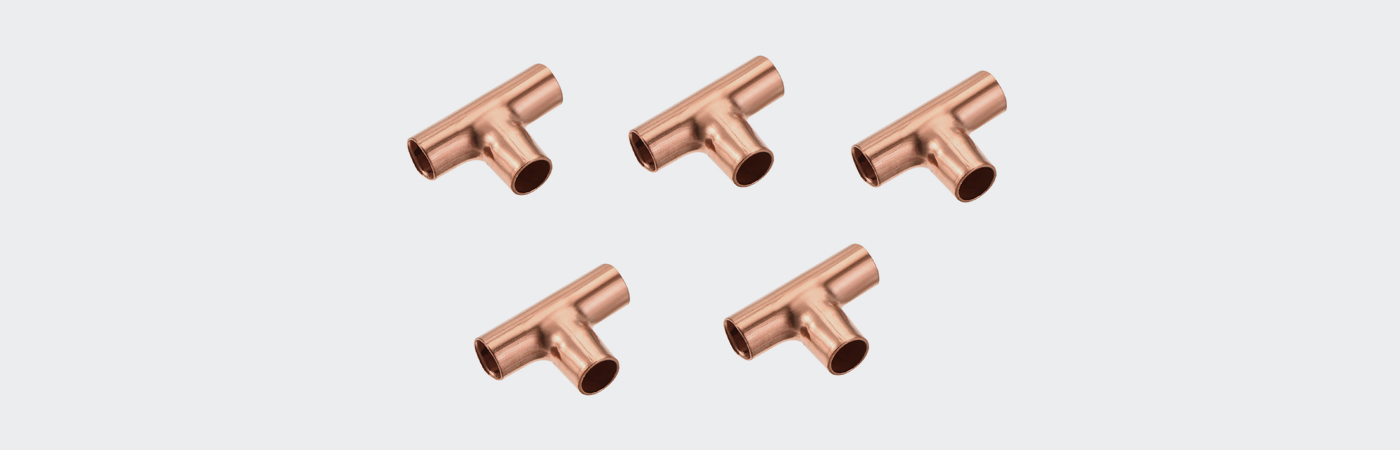 Copper Compression T Fitting - ARC METAL CRAFTS